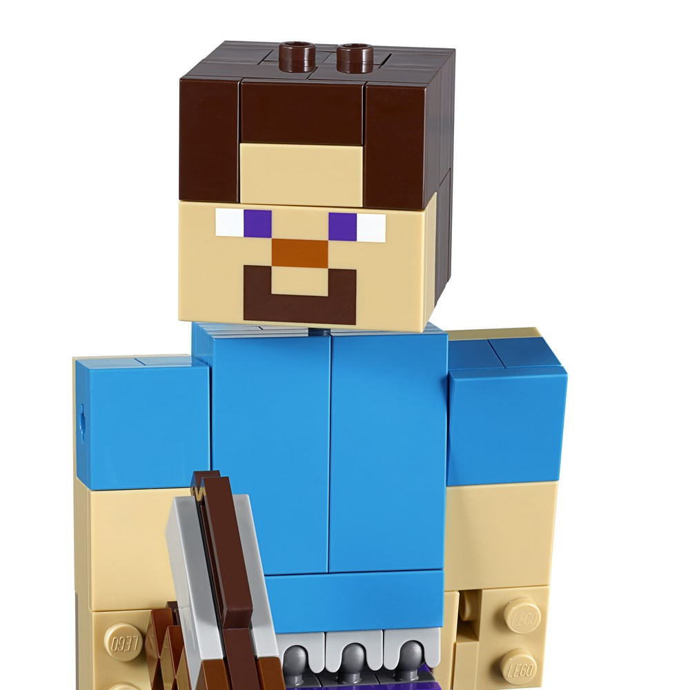 Grande Steve com o Papagaio 21148 LEGO® Minecraft | Loja oficial LEGO ...