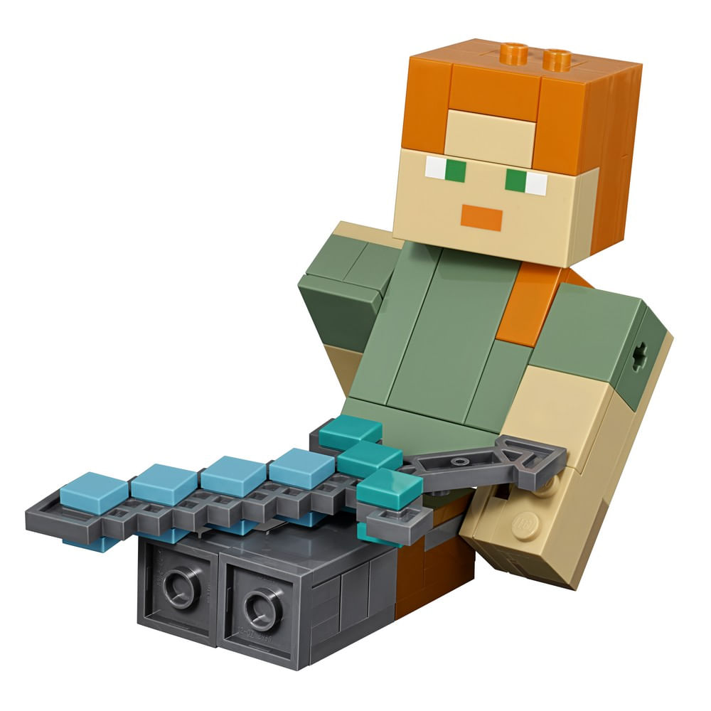 Grande Alex com a Galinha 21149 LEGO® Minecraft | Loja oficial LEGO® BR ...