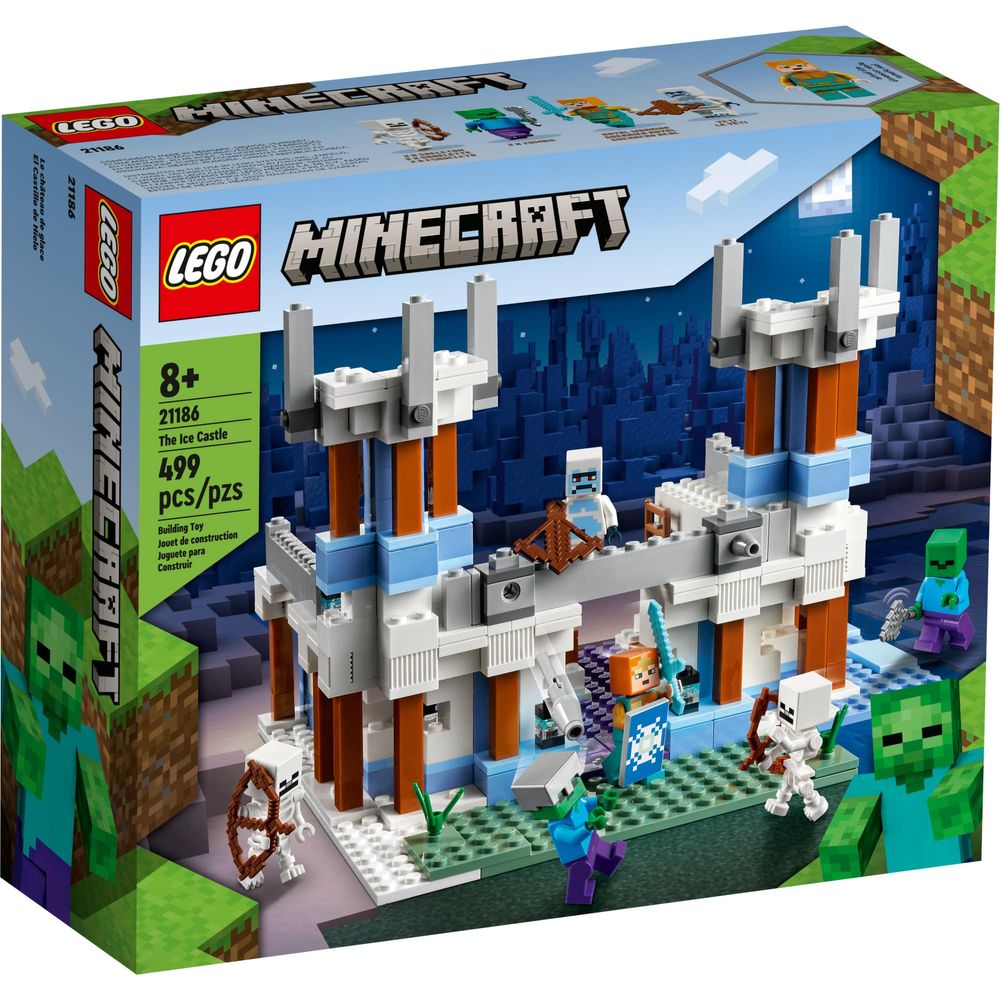 O Castelo de Gelo 21186 LEGO® Minecraft | Compre online na Loja oficial ...