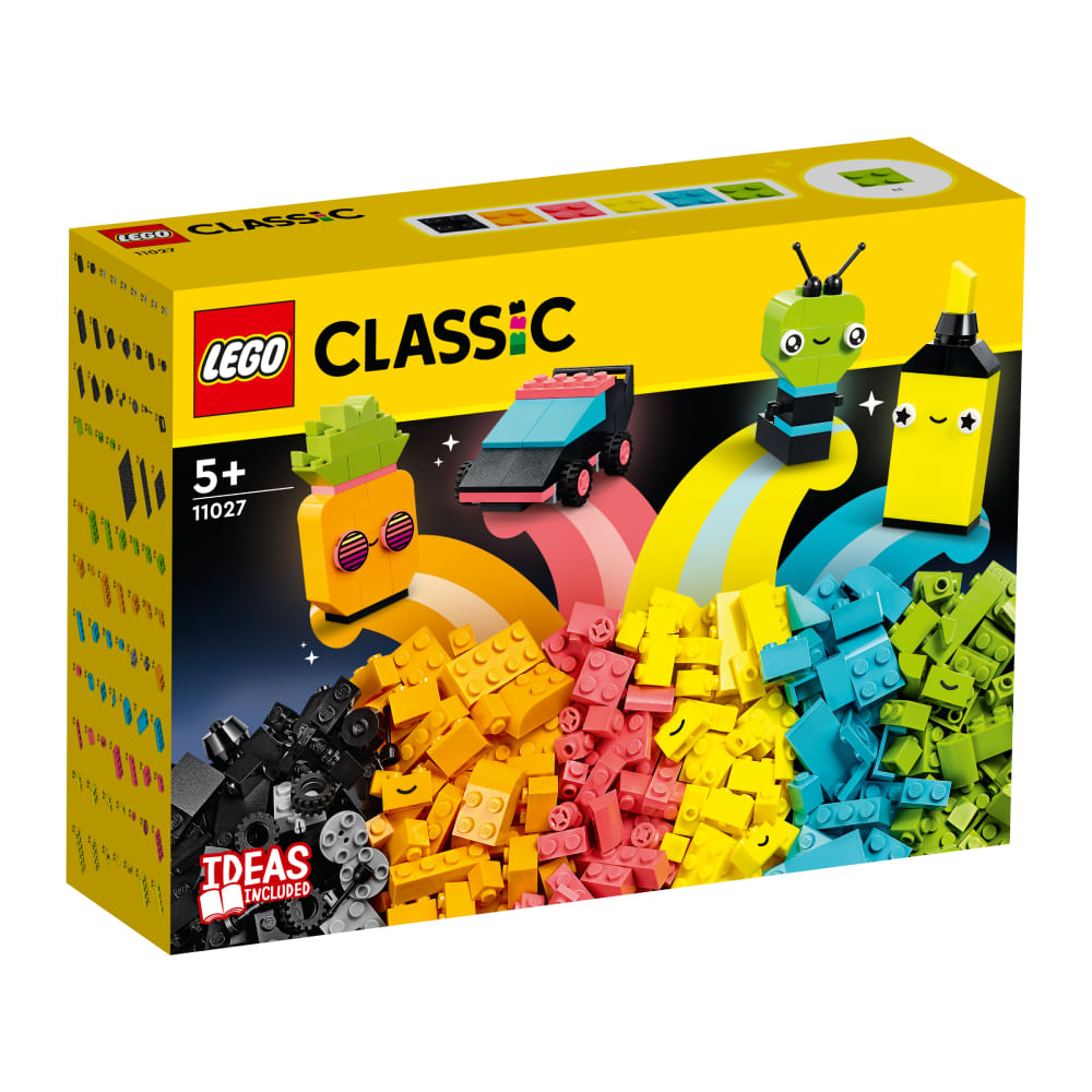 Diversão Néon Criativa 11027 LEGO® Classic | Loja oficial LEGO® BR - LegoEducation