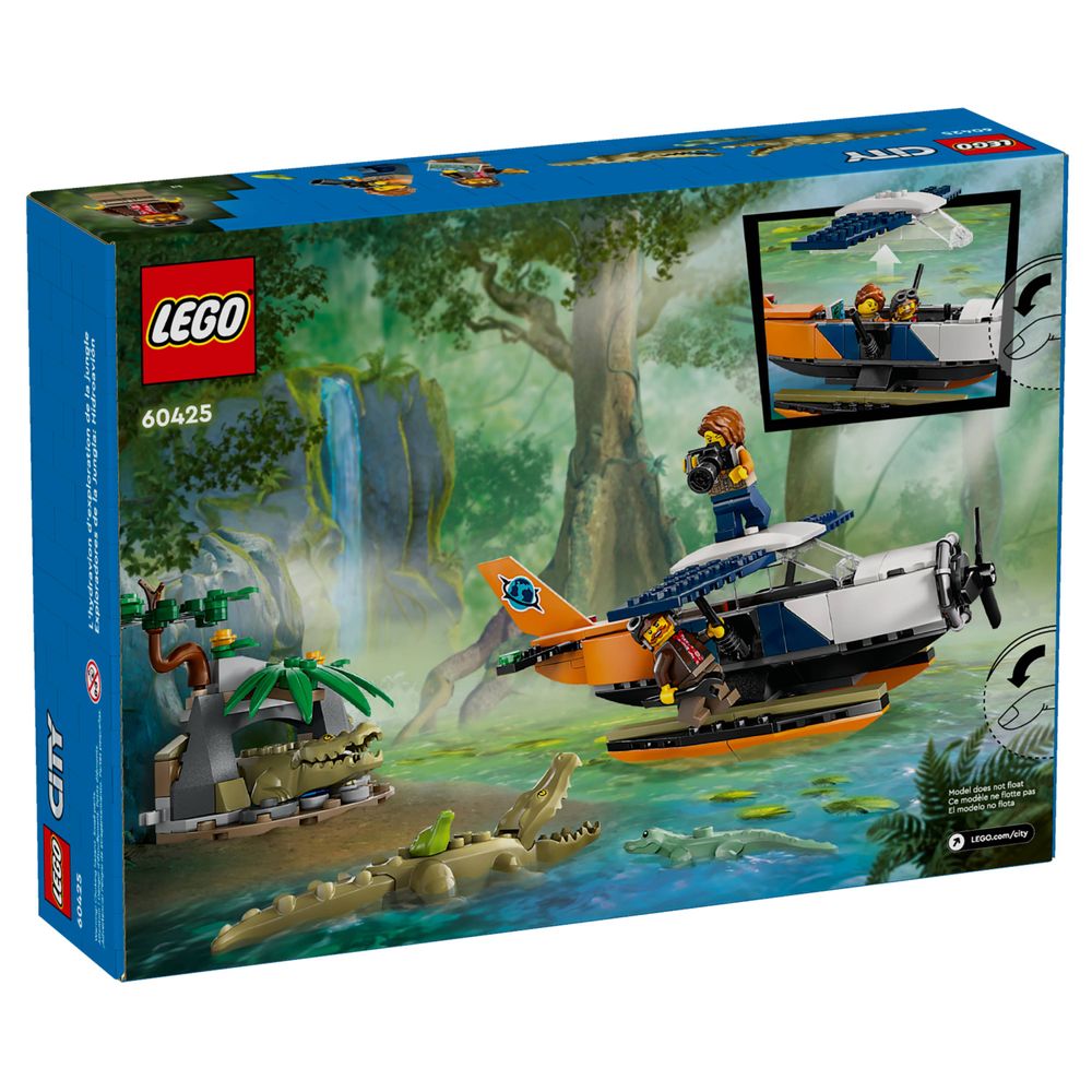Avião aquático explorador da selva 60425 | LEGO® City | Loja oficial ...