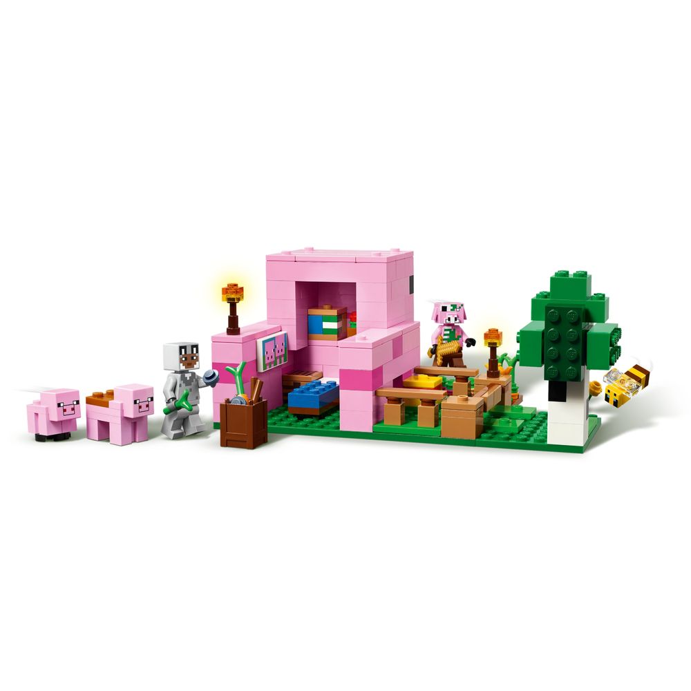 A casa do porquinho 21268 | LEGO® Minecraft | Compre online na Loja ...