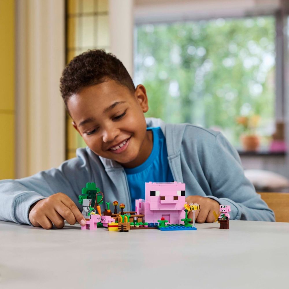 A casa do porquinho 21268 | LEGO® Minecraft | Compre online na Loja ...